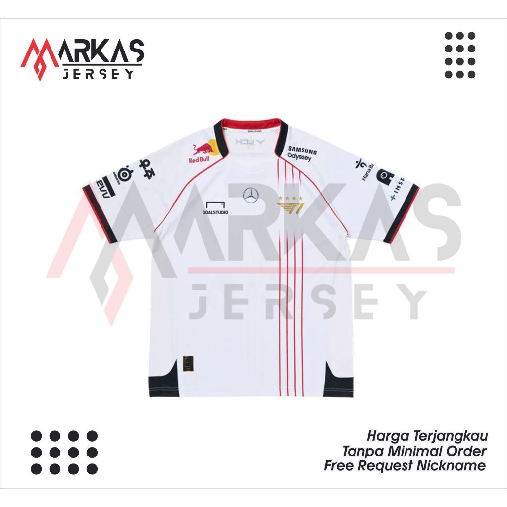Jual JERSEY BAJU KAOS T1 WORLD T1 ESPORTS NEW 2024 FULLPRINTING FREE REQUEST NICKNAME | Shopee ...