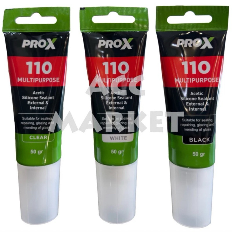 Jual Lem sealant Pro X 110 Clear Hitam Putih | Shopee Indonesia