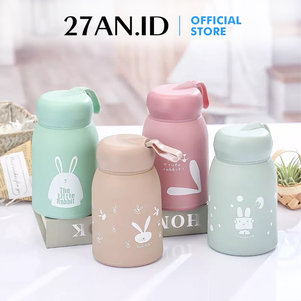 Jual ( 27AN.ID ) Botol Kaca Anak Model Rabbit Unik H680 Gelas Kaca ...