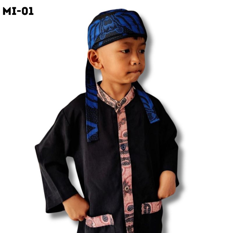 Jual Blangkon Batik Bendo Anak Praktis Siap Pakai Ikat Iket Kepala ...