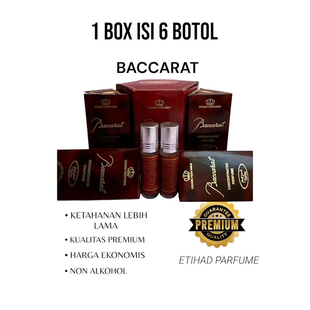 Jual 1 BOX AROMA BACARAT ISI 6 BOTOL 6 ML BY TARIM | Shopee Indonesia