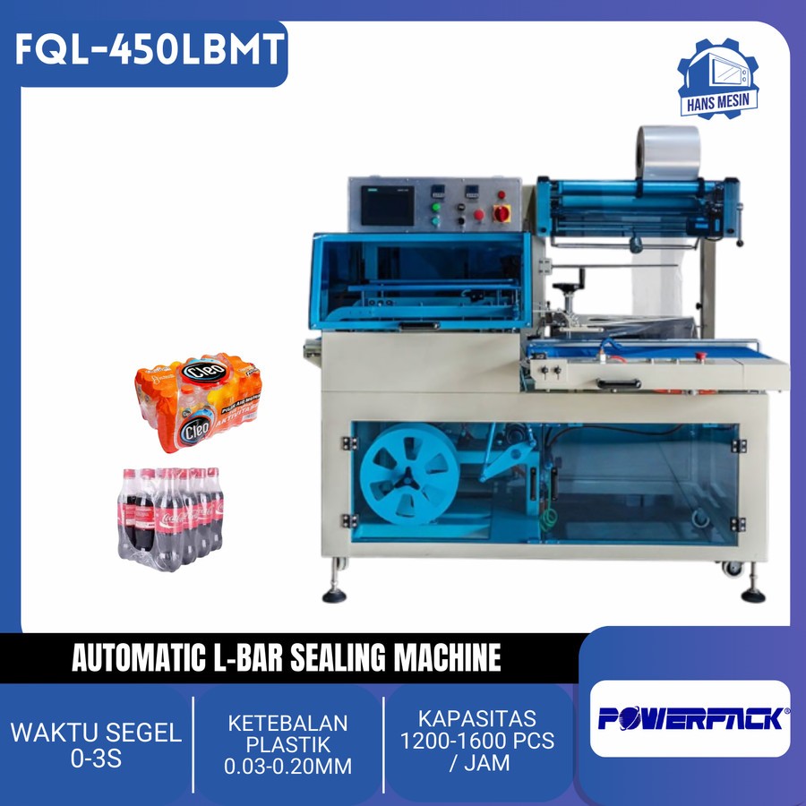 Jual AUTOMATIC L-BAR SEALING MACHINE WITH MOVING BELT & TOUCH SCREEN ...