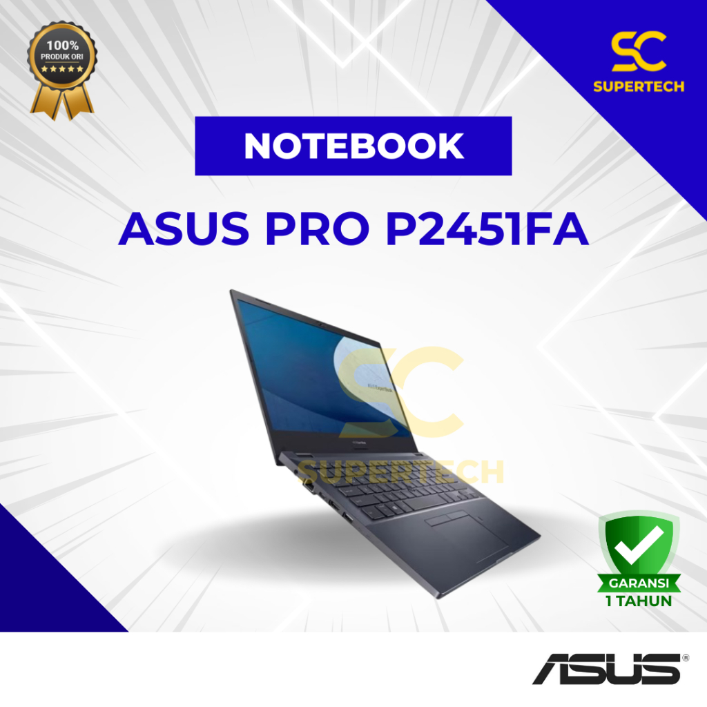 Jual NOTEBOOK ASUS Pro P2451FA i3-10110U 4GB 256SSD 14"FHD W10 | Shopee ...
