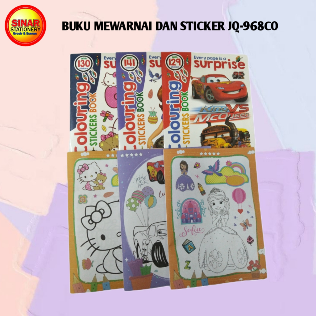 Jual Buku Mewarnai & Sticker Anak-Anak | Shopee Indonesia