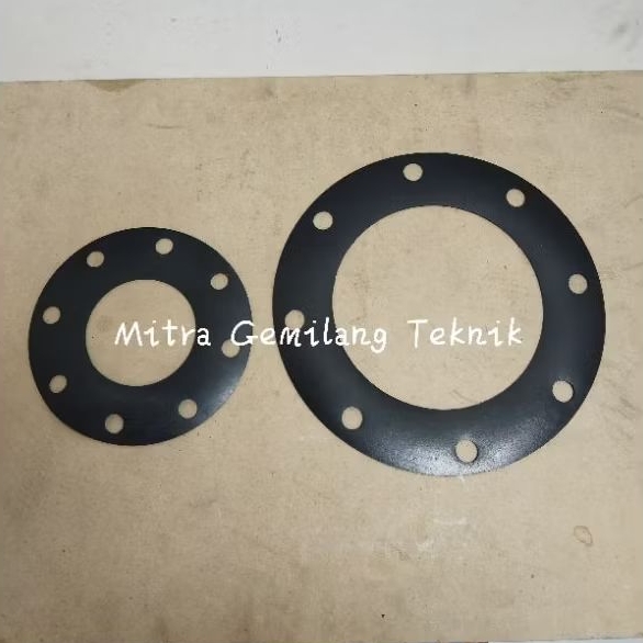 Jual Gasket Karet Jis 10k Flange 1/2" inch / DN15 Gasket Packing Rubber ...