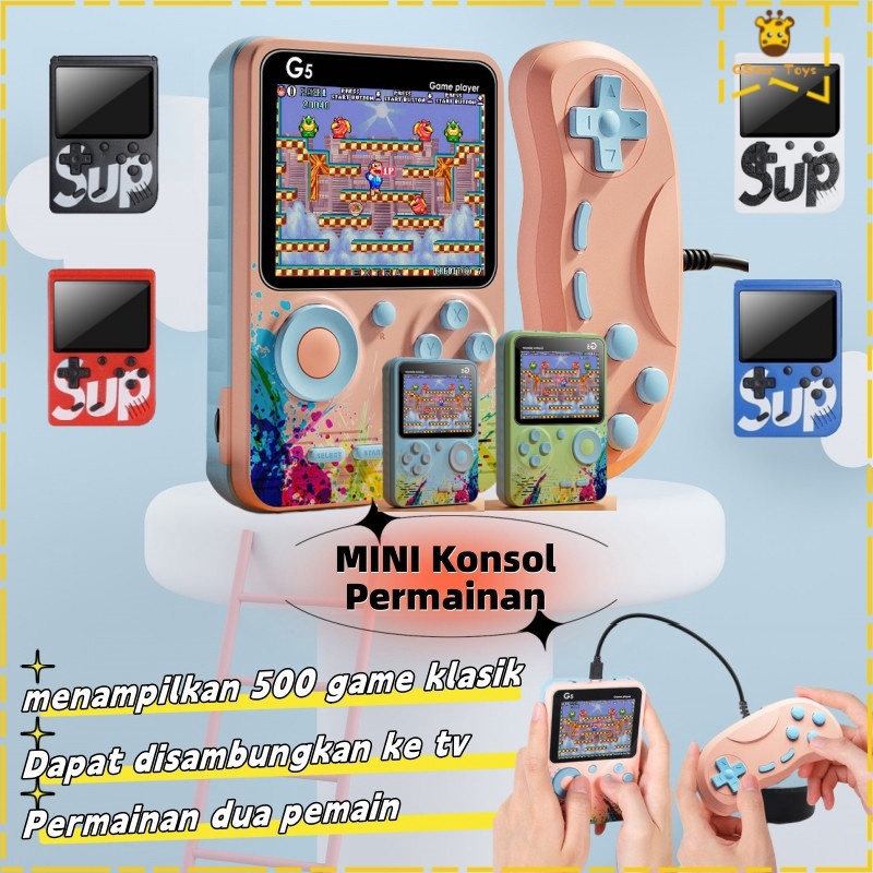 Jual Gstar Konsol Game Portable 500 Game dalam 1 - Main 2 Player via ...