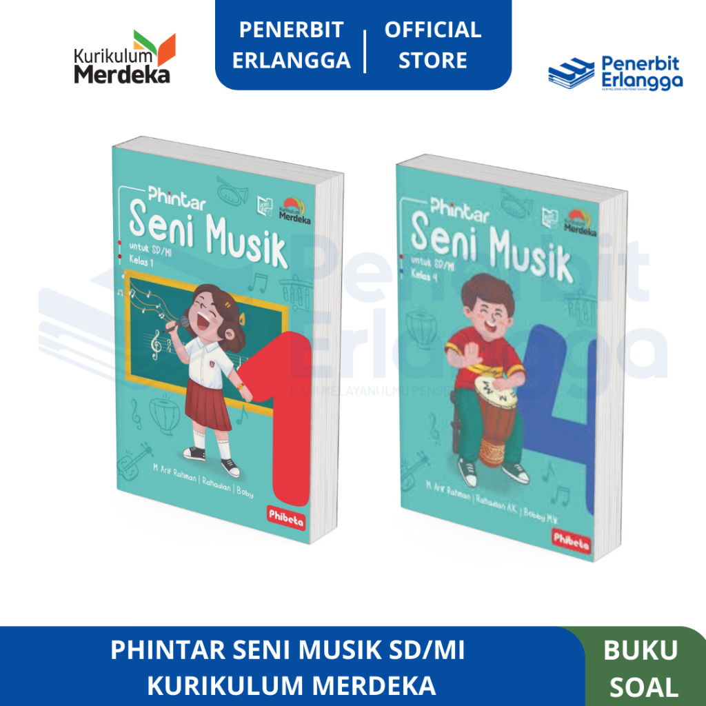 Jual [Erlangga Official] Phintar Seni Musik Sd/Mi Kelas 1 dan 4 - Kurikulum Merdeka | Shopee ...