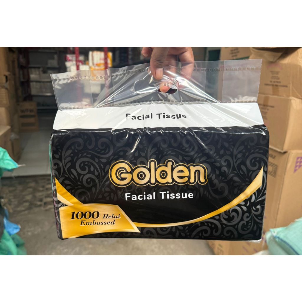 Jual Tissue GOLDEN 1000 HELAI Tisu Wajah Tissu Kiloan Aman untuk Wajah ...
