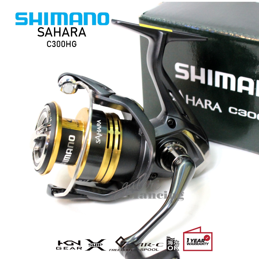 Jual Reel Shimano SAHARA [2022] Power Handle 500 UL 1000 2500 3000 4000 5000 Freshwater ...