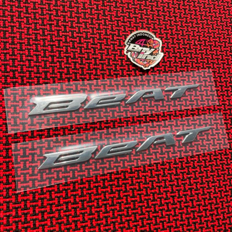 Jual Emblem Honda Beat New Silver | Shopee Indonesia