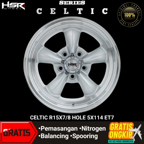 Jual Velg Celong Ring 15 HSR Celtic Lebar 7-8 PCD 5X114 R15 | Shopee Indonesia