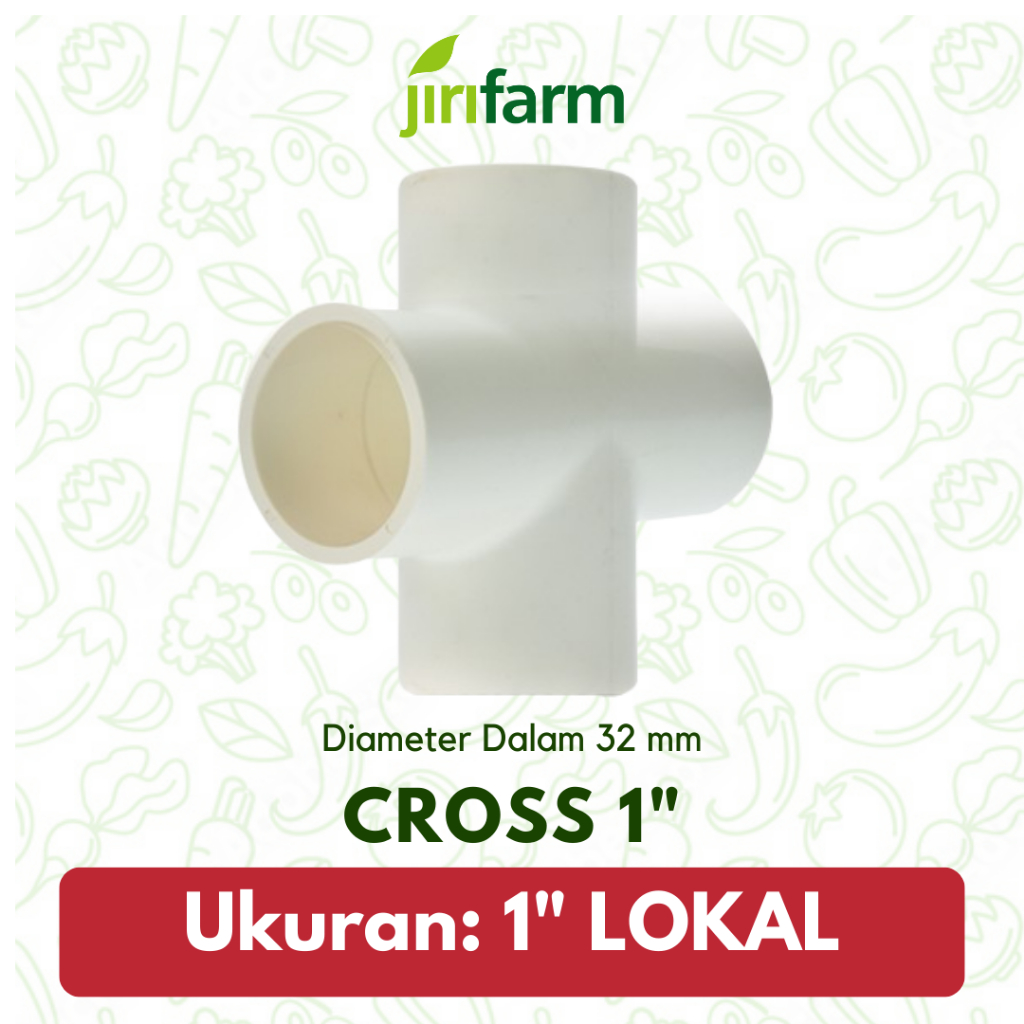 Jual JIRIFARM - Fitting Pipa Paralon 1 Inch Inci Cross 4 Way Arah 1 ...