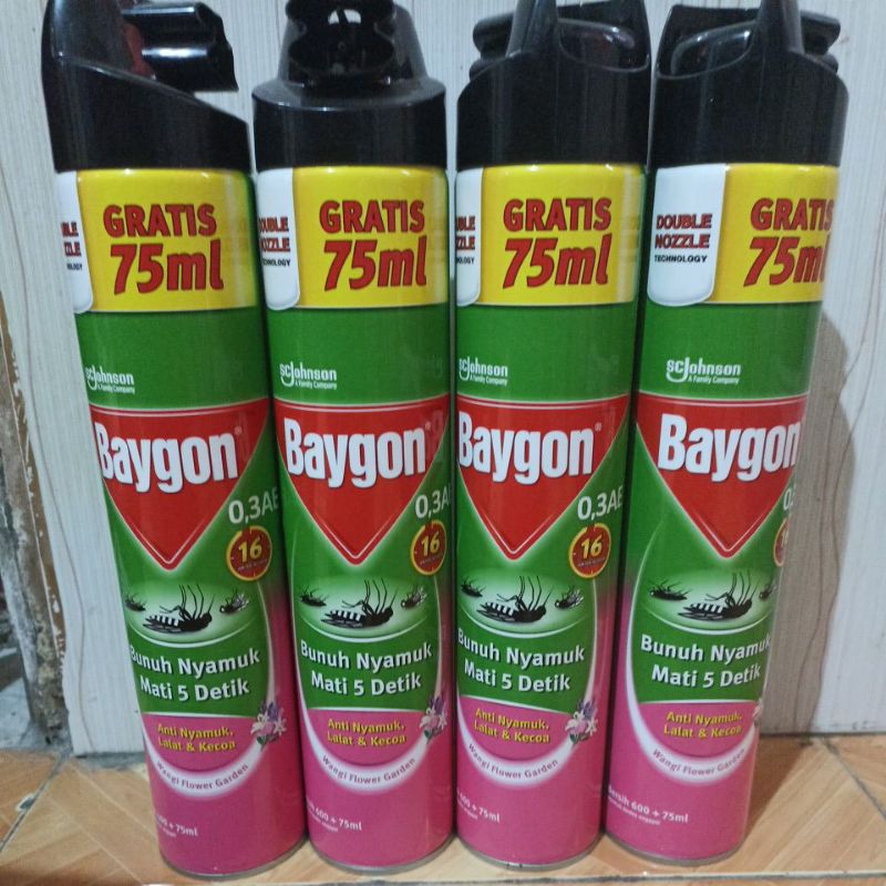 Jual BAYGON FLOWER GARDEN 600ml | Shopee Indonesia