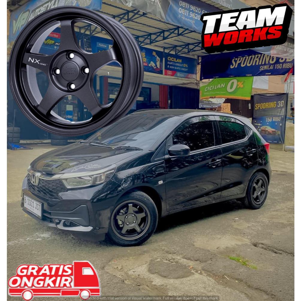 Jual VELG MOBIL PALANG 5 R15 TYPE HSR KAILOLO WARNA GUN METAL PCD 4X100 UNTUK BRIO WONDER ...