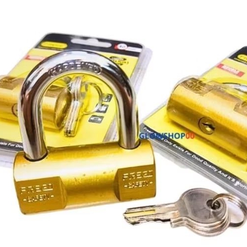 Jual Gembok Kuning Model Bantal Tas Balok 50Mm 70Mm | Shopee Indonesia