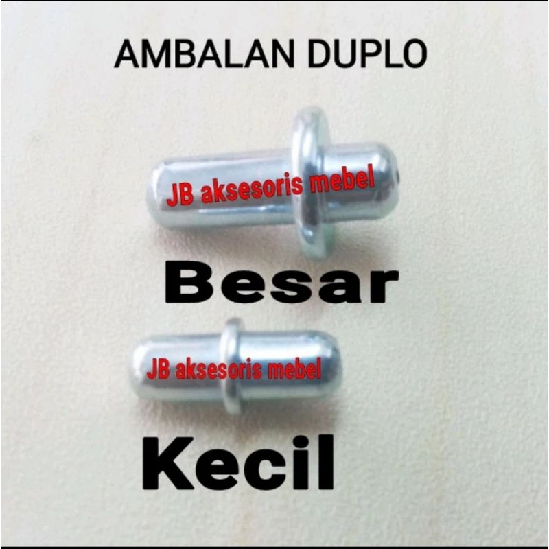 Jual DUPLO BESI KECIL BESAR / AMBALAN PEN PIN PASAK BESI UNTUK SEKAT ...