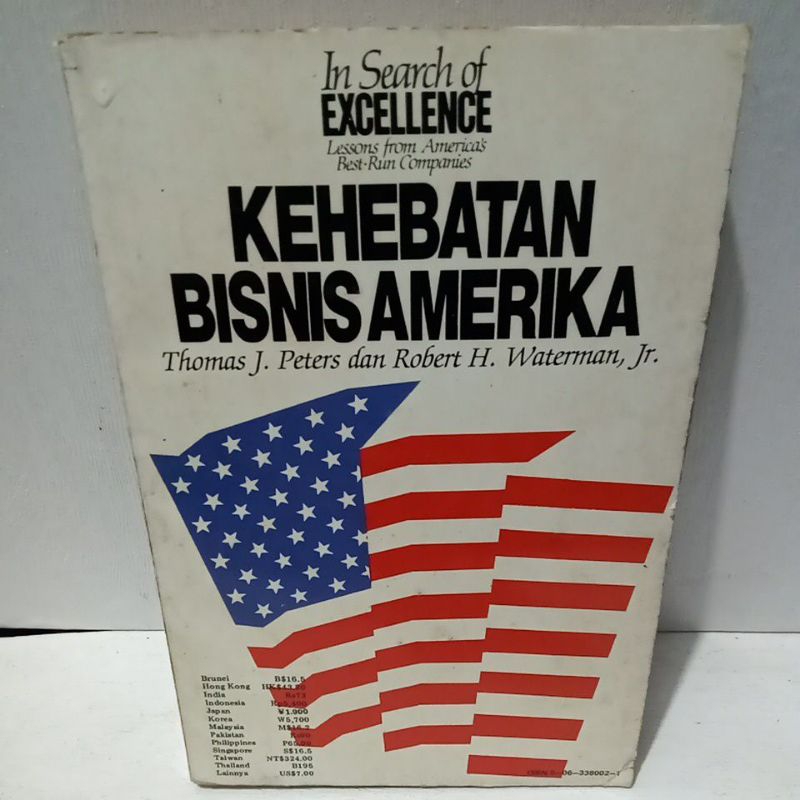 Jual Buku Original KEHEBATAN BISNIS AMERIKA - THOMAS J. PETERS | Shopee ...