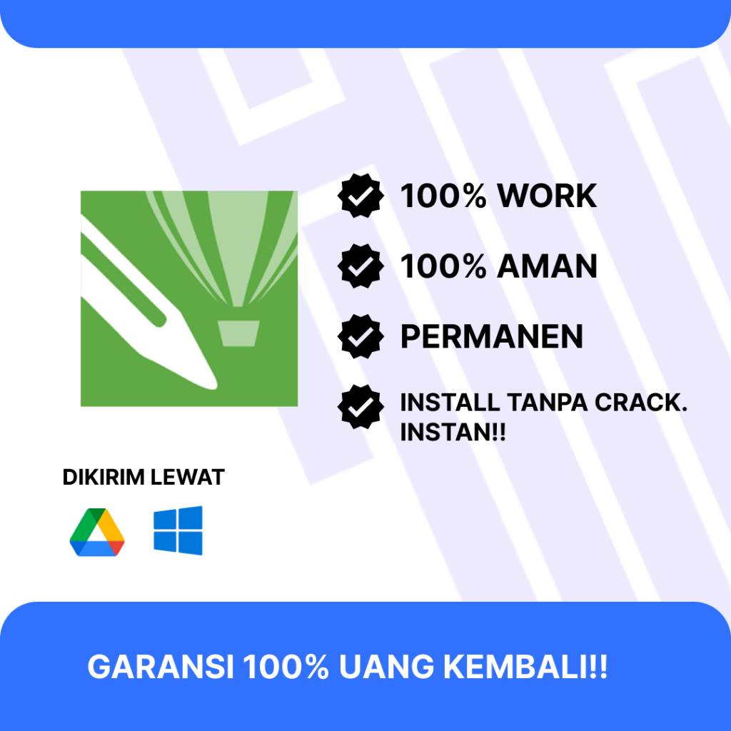 Jual CorelDRAW Software Desain Terbaru Rekomended Full Install 100% ...