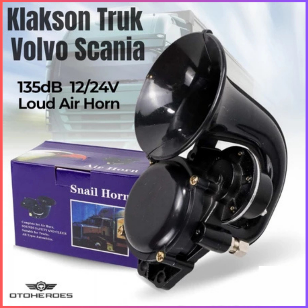 Jual KING OTOHEROES Klakson Angin Keong Trompet Mobil Truk bus Scania ...