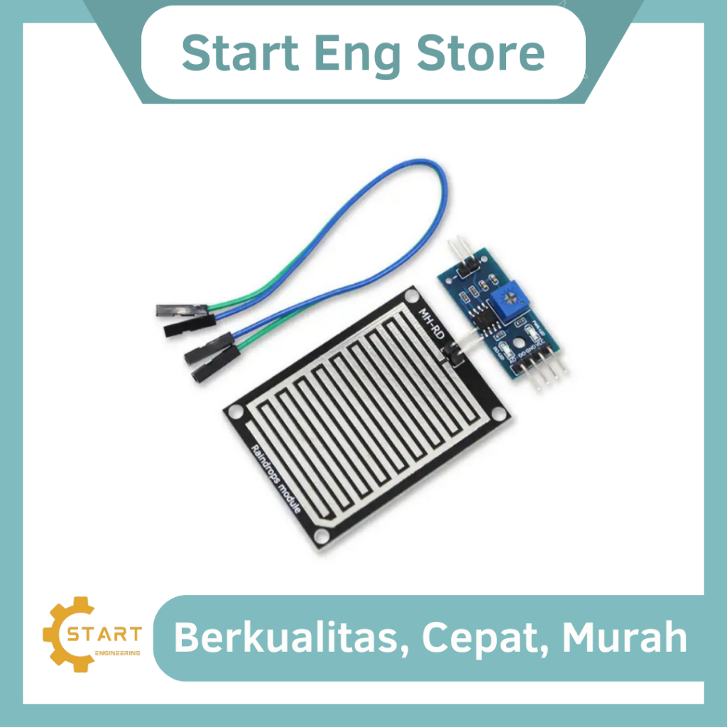 Jual Datasheet Raindrops Rain Humidity Detection Sensor Module – Sensor ...