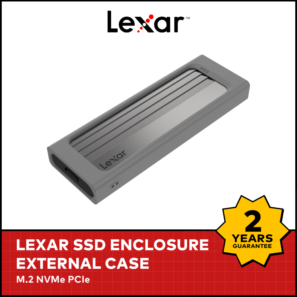 Jual Lexar E300 SSD Enclosure M.2 NVMe PCIe External Case USB 3.2 Gen2 ...