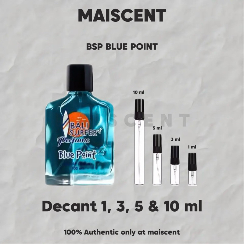 Jual DECANT BSP Blue Point for Him 1, 3, 5 & 10 ml | Shopee Indonesia
