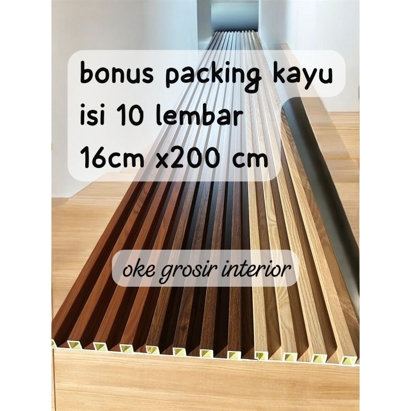 Jual woodpanell isi 10(bonus packing kayu) panjang 2 meter | Shopee ...