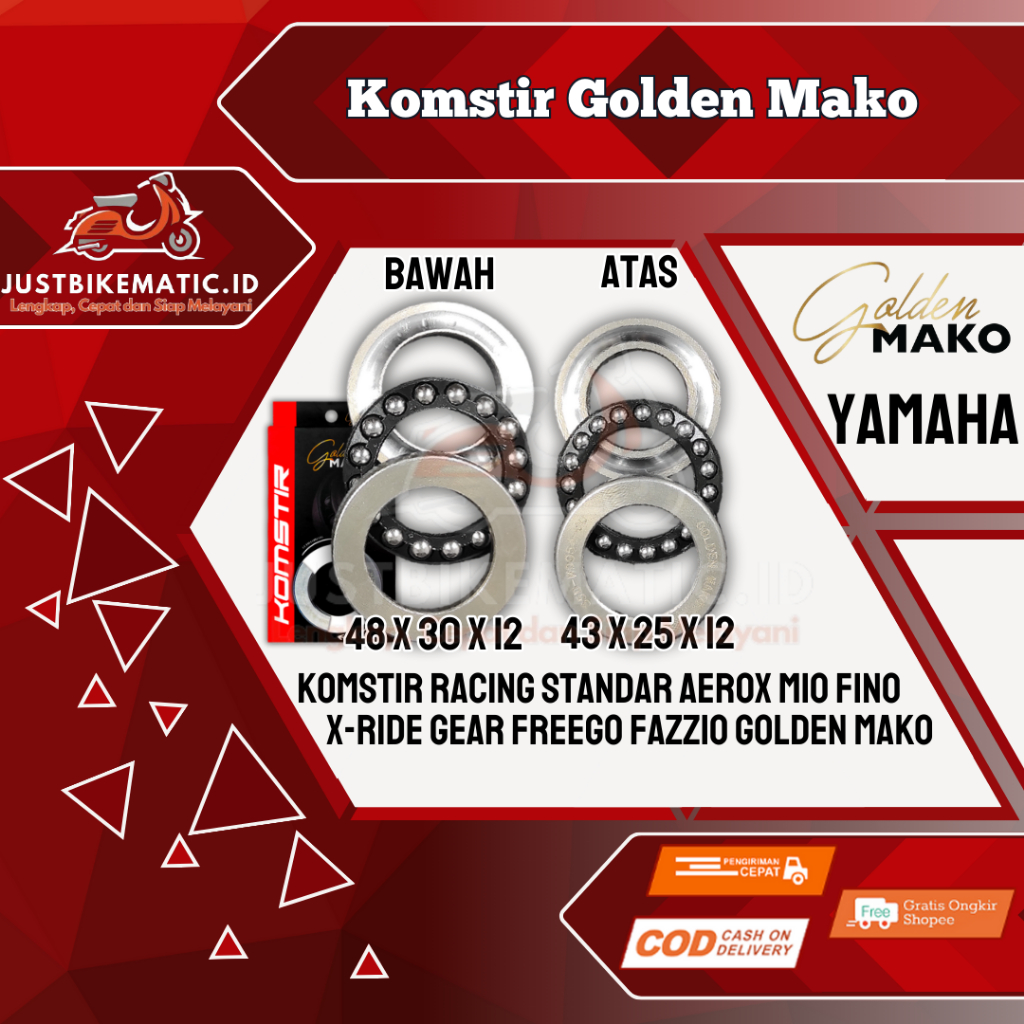 Jual Komstir Comstir Racing Standar Aerox 2021 up Mio Fino X-Ride X ...