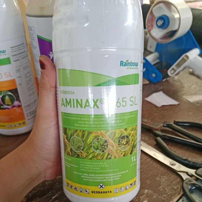 Jual Herbisida Aminax 865SL Berat Bersih 1 Liter | Shopee Indonesia