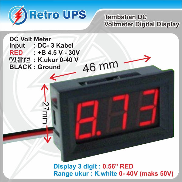 Jual Tambahan DC Voltmeter Digital Display | Shopee Indonesia
