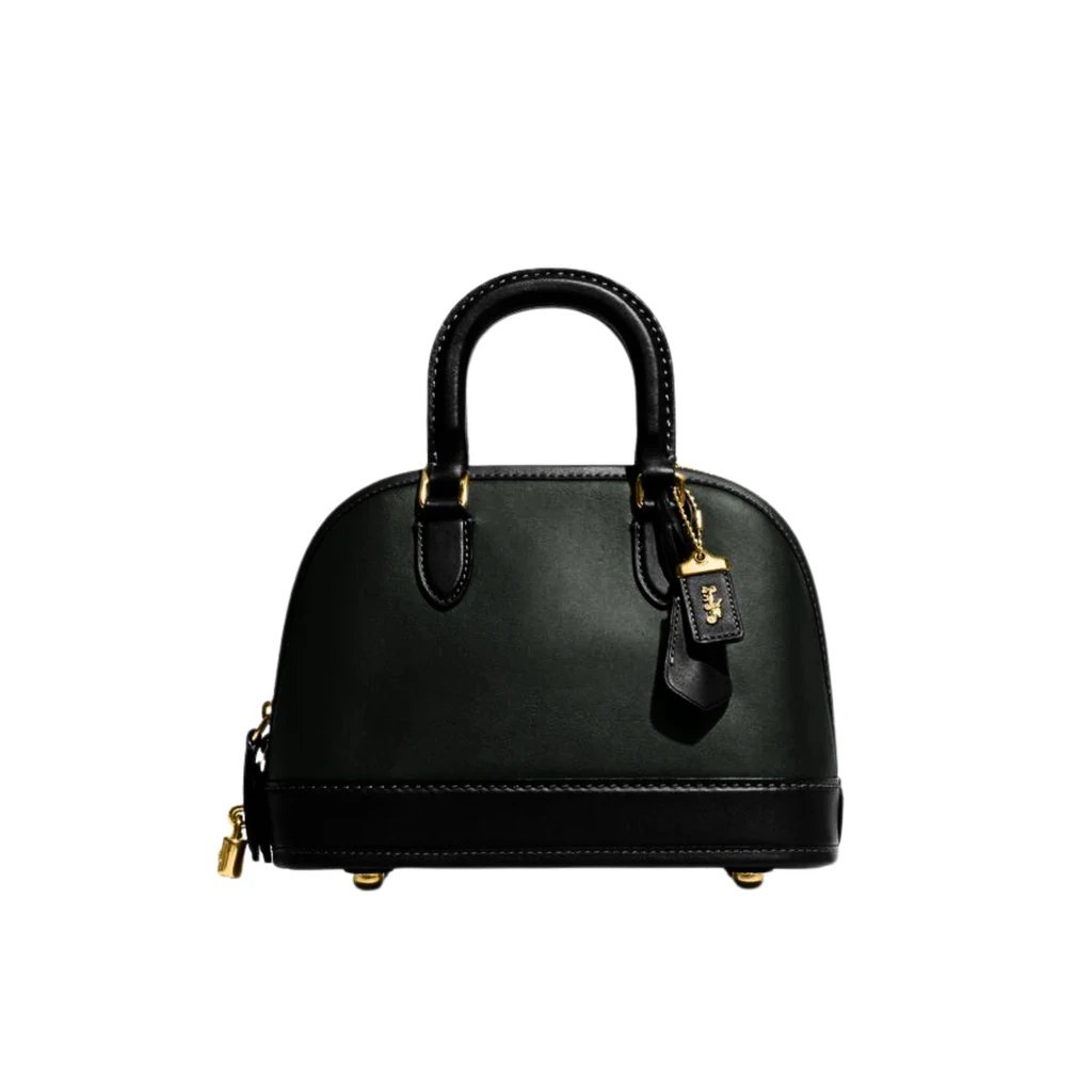 Jual Coach Revel Bag 24 Glovetanned Leather Brass/Black | Shopee Indonesia