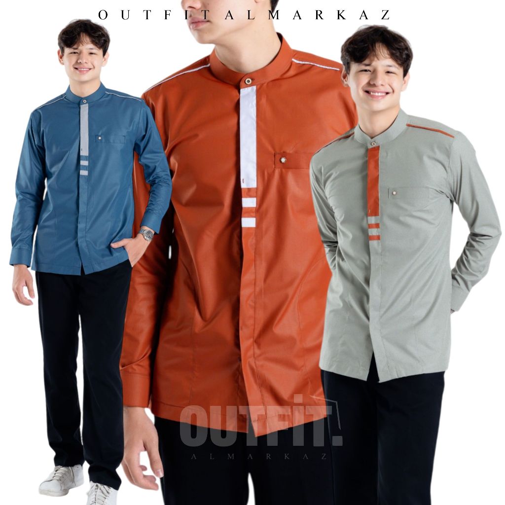 Jual Baju Kemko Pria Muslim Kemko Motif 2 | Shopee Indonesia