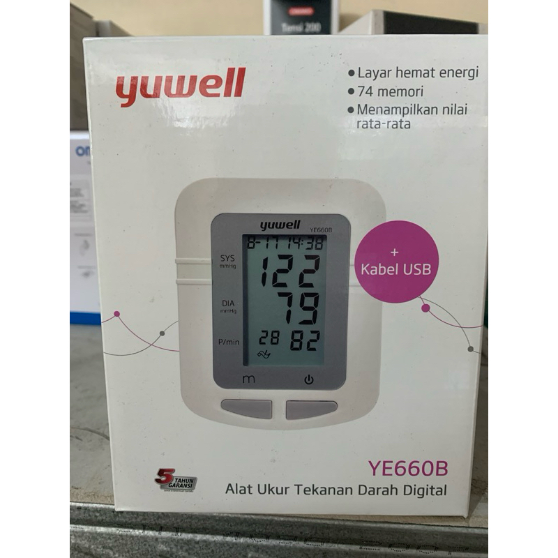 Jual TENSI DIGITAL Tensimeter Digital Yuwell YE 660 B- Alat ukur ...