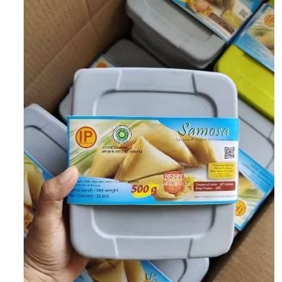 Jual Ip Samosa Sayur Kemasan 500gr isi 25pc free Tepak Cangtip | Shopee ...