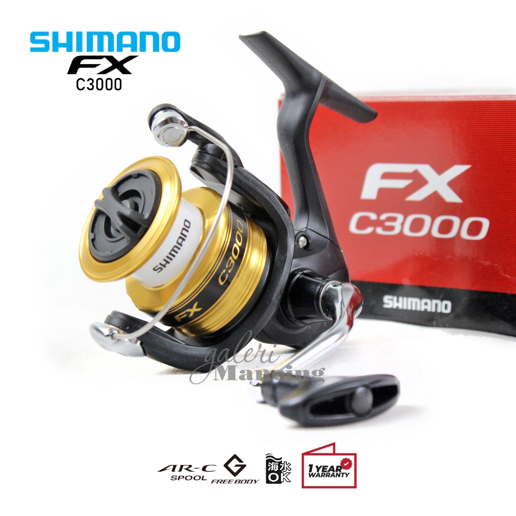 Jual Reel Shimano FX 1000 2000 2500 C3000 4000 FC / HGFC | Spinning ...