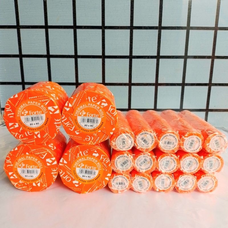 Jual Kertas Kasir Thermal Paper Forte 80×80 & 57x30 ( Rol ) [ Original ...