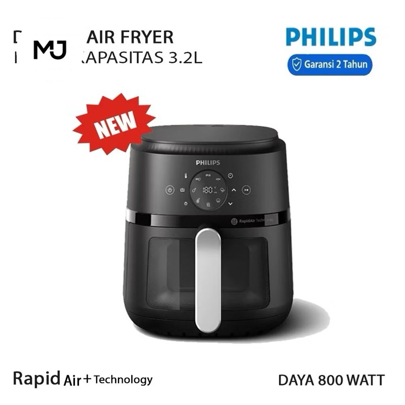 Jual KOTA BATAM - Philips Air Fryer NA211/00 Airfryer Thor S Black 3.2 ...