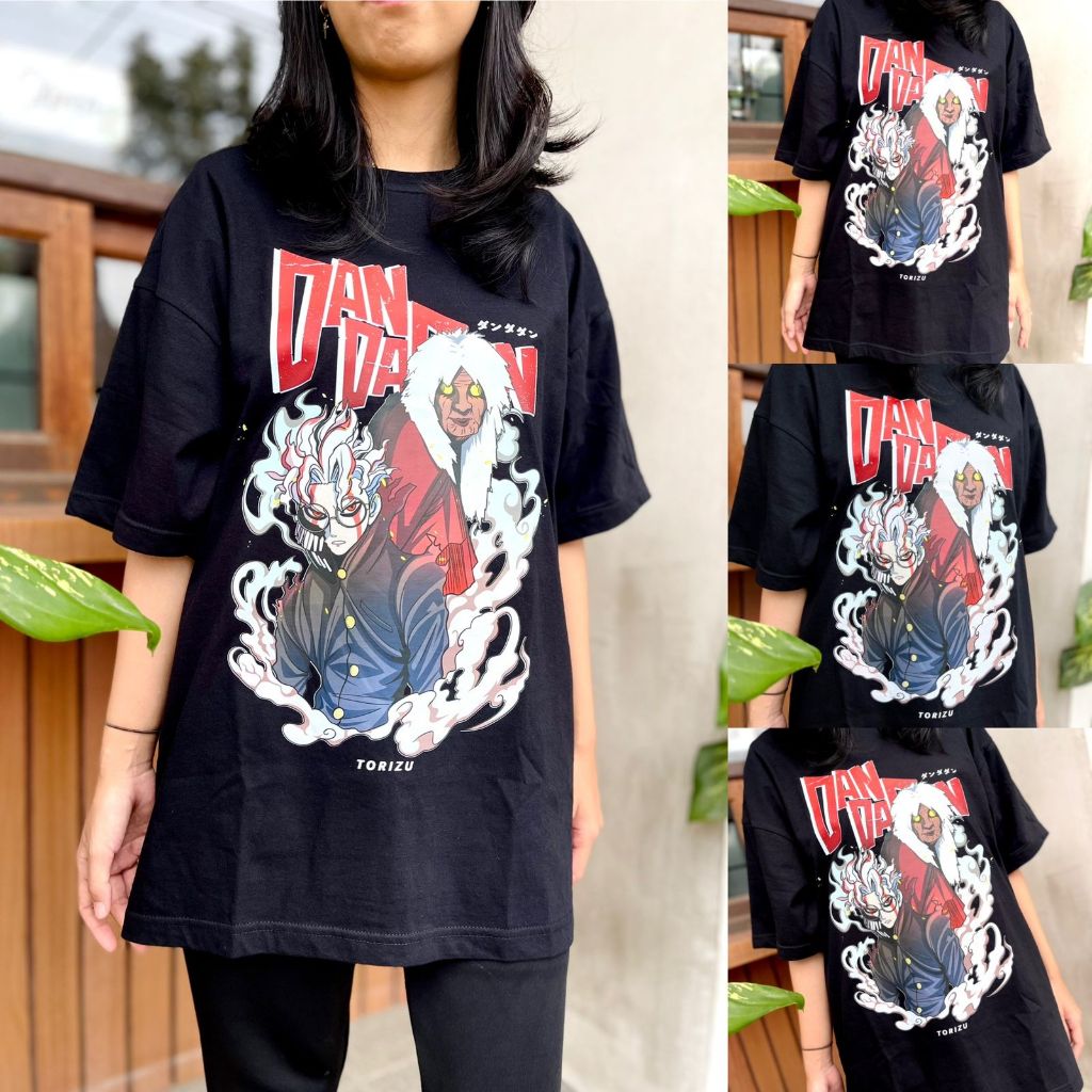 Jual Kaos Dandadan Okarun x Tubo Baba Curse Demon Alien Comedy ...