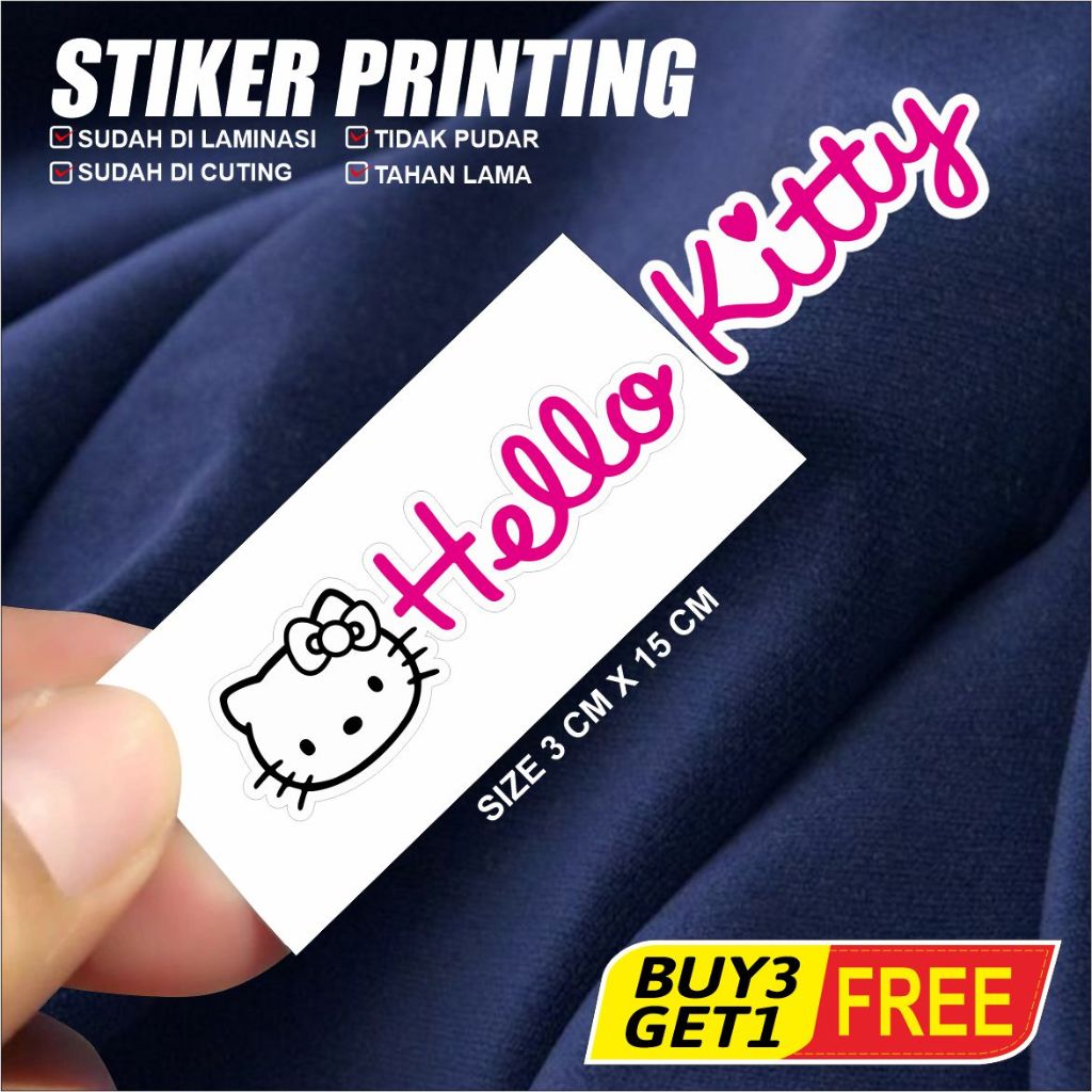 Jual Stiker hello kitty lucu dan imut ,Stiker hologram dan vinyl ...