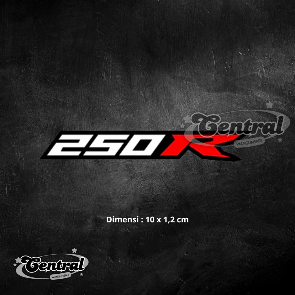 Jual Sticker logo 250R cutting sticker CC MOTOR Sticker Cutting latar ...