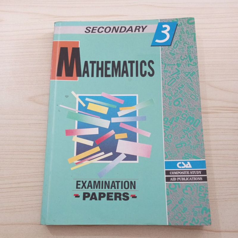 Jual BUKU SECONDARY 3 MATHEMATICS EXAMINATION PAPERS | Shopee Indonesia