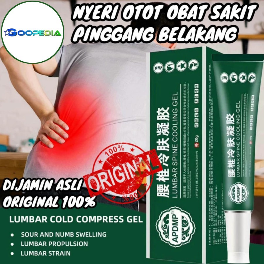 Jual LUMBAR SPINE COOLING GEL / LUMBAR COLD COMPRESS GEL CREAM SALEP LUMBAR PEREDA NYERI SENDI ...