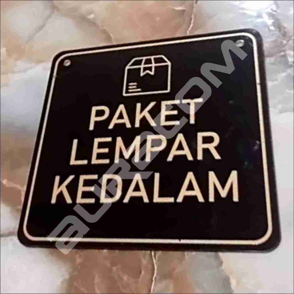 Jual AKTILIK TULISAN AKRILIK MOHON LETAKAN PAKET DISINI - ( A45 ...