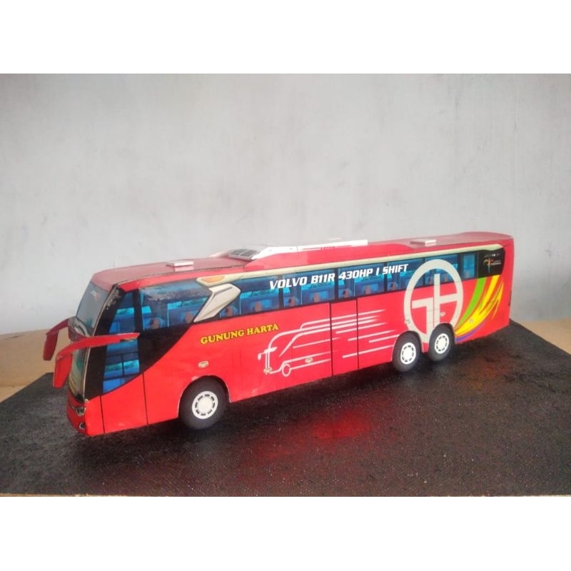 Jual Miniatur Bus GUNUNG HARTA | Shopee Indonesia