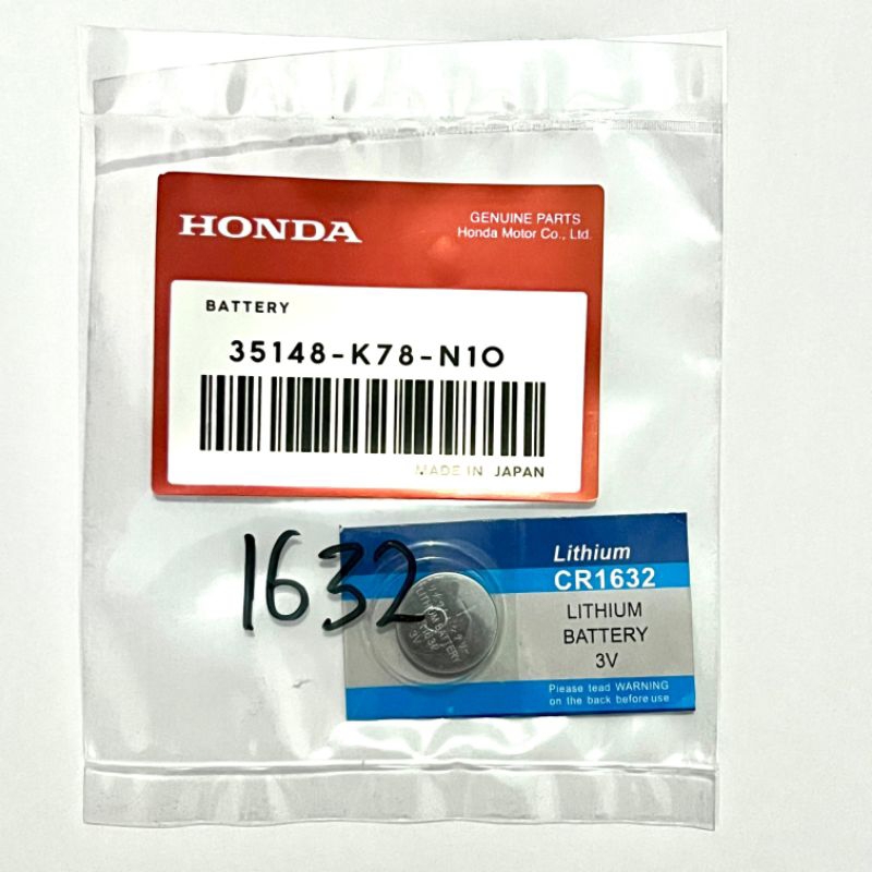 Jual CR1632 Baterai remote kunci Scoopy 2017 2018 - Vario 125 2018-2022 ...