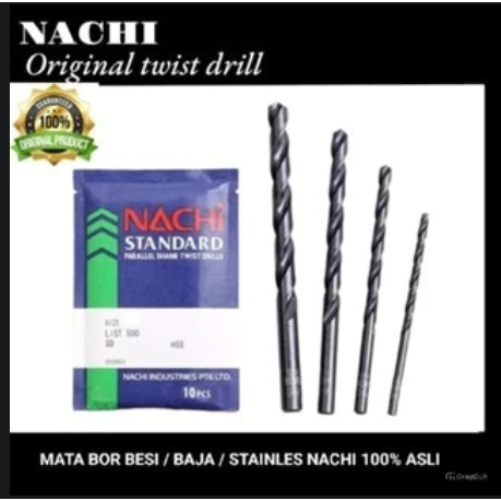 Jual nachi mata bor besi / baja / Stainles 100% asli | Shopee Indonesia