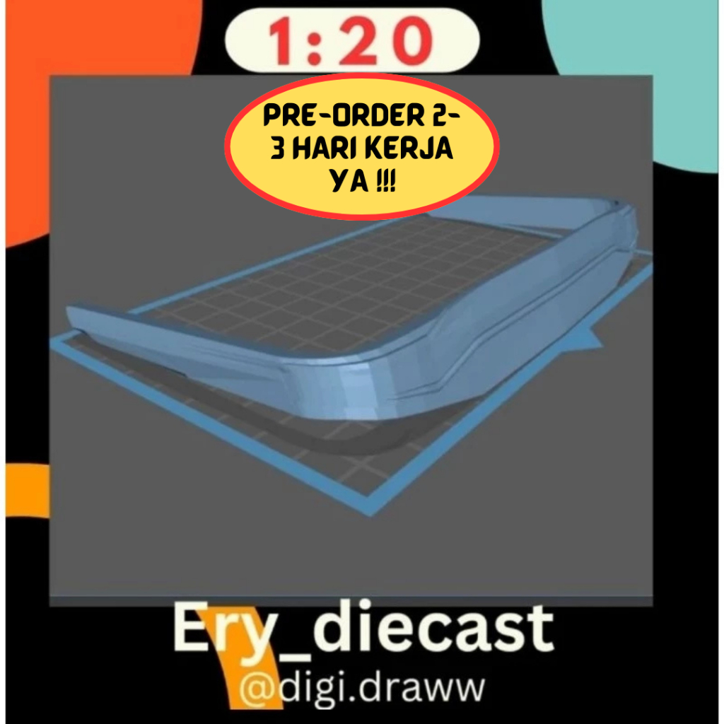 Jual TOPI bando miniatur bus JETBUS 3+ JB3 VOYAGER skala 1:20 bahan ...