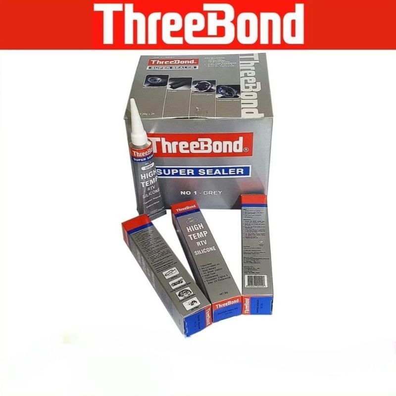 Jual Lem threebond high temp RTV Silicone Grey abu abu SEALER | Shopee Indonesia