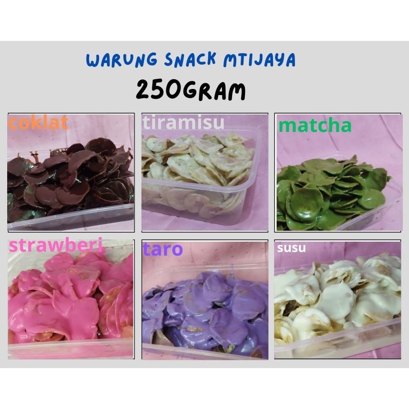 Jual KRIPIK PISANG all varian COKLAT,TARO,TIRAMISU,MATCHA,STRAWBERI DAN ...