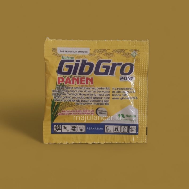 Jual GibGro Panen 20SP - Zat Pengatur Tumbuh - Kemasan 1gr | Shopee ...